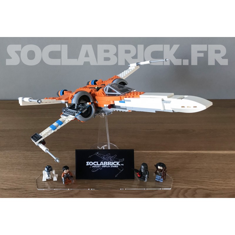 Display stand for LEGO 75273 X-Wing take-off